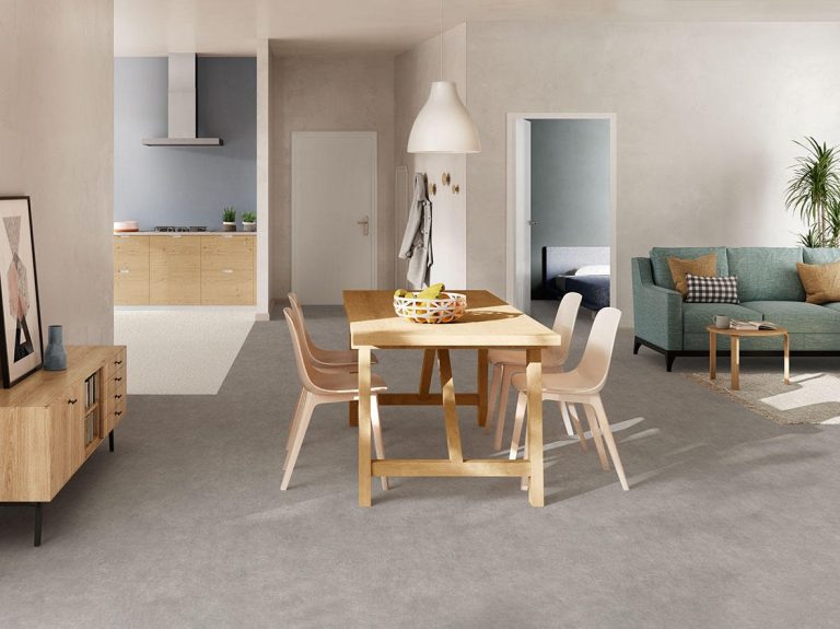 Piso Vinilico En Rollo Ivc Luna Simil Cemento Alisado X 1m2 – Rambla Revestimientos